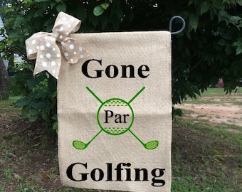 Gone golfing sign | Etsy