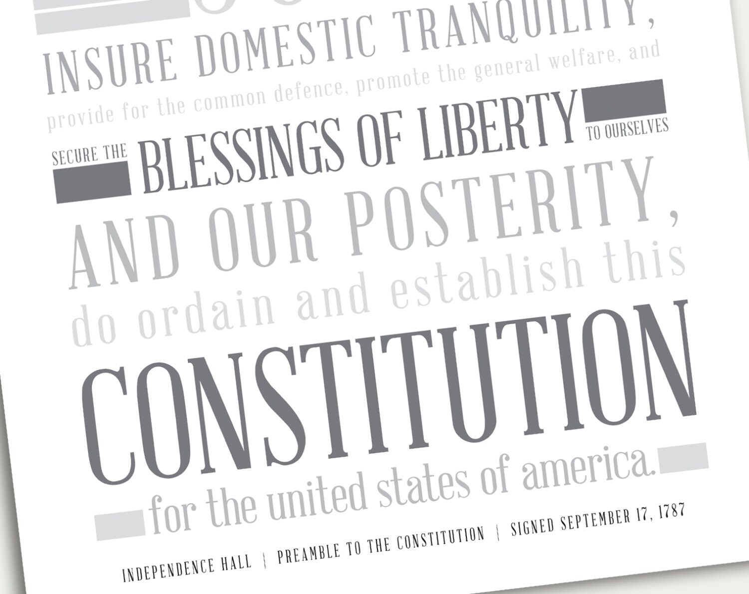 INSTANT DOWNLOAD Constitution Preamble United States History