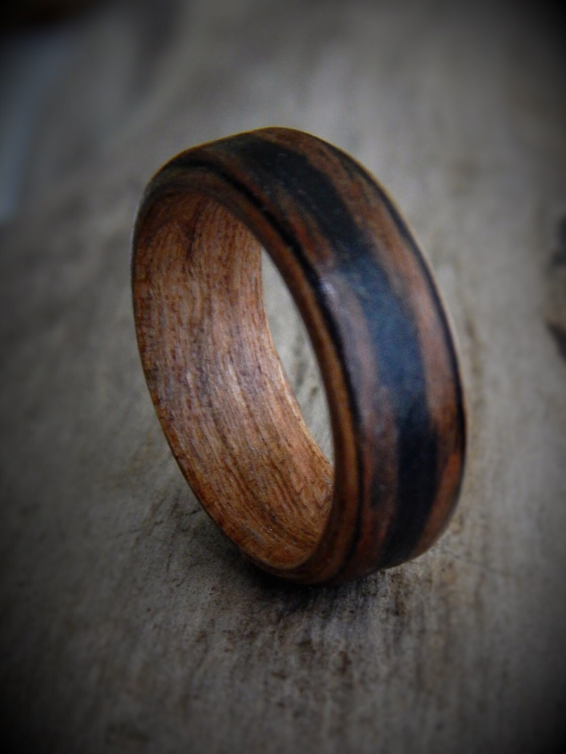 Hand Made Wood Ring Unisex Ring Gift for Him Couples