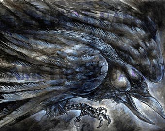 Ink wash painting | Etsy