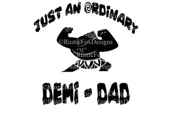 Demi dad svg | Etsy