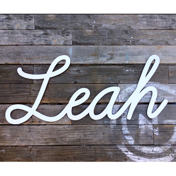 Personalized Name Sign CURSIVE STYLE Custom Name Sign