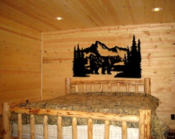 Rustic metal art | Etsy