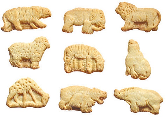 Animal Crackers Cookies Snack Food Kids Zoo Circus Lion