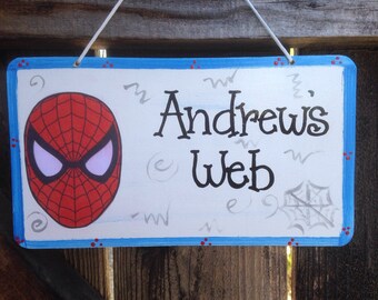 Spiderman sign | Etsy