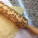 ENGRAVED ROLLING PIN Cats Kittens Embossing Rolling Pin