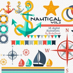 Nautical border | Etsy