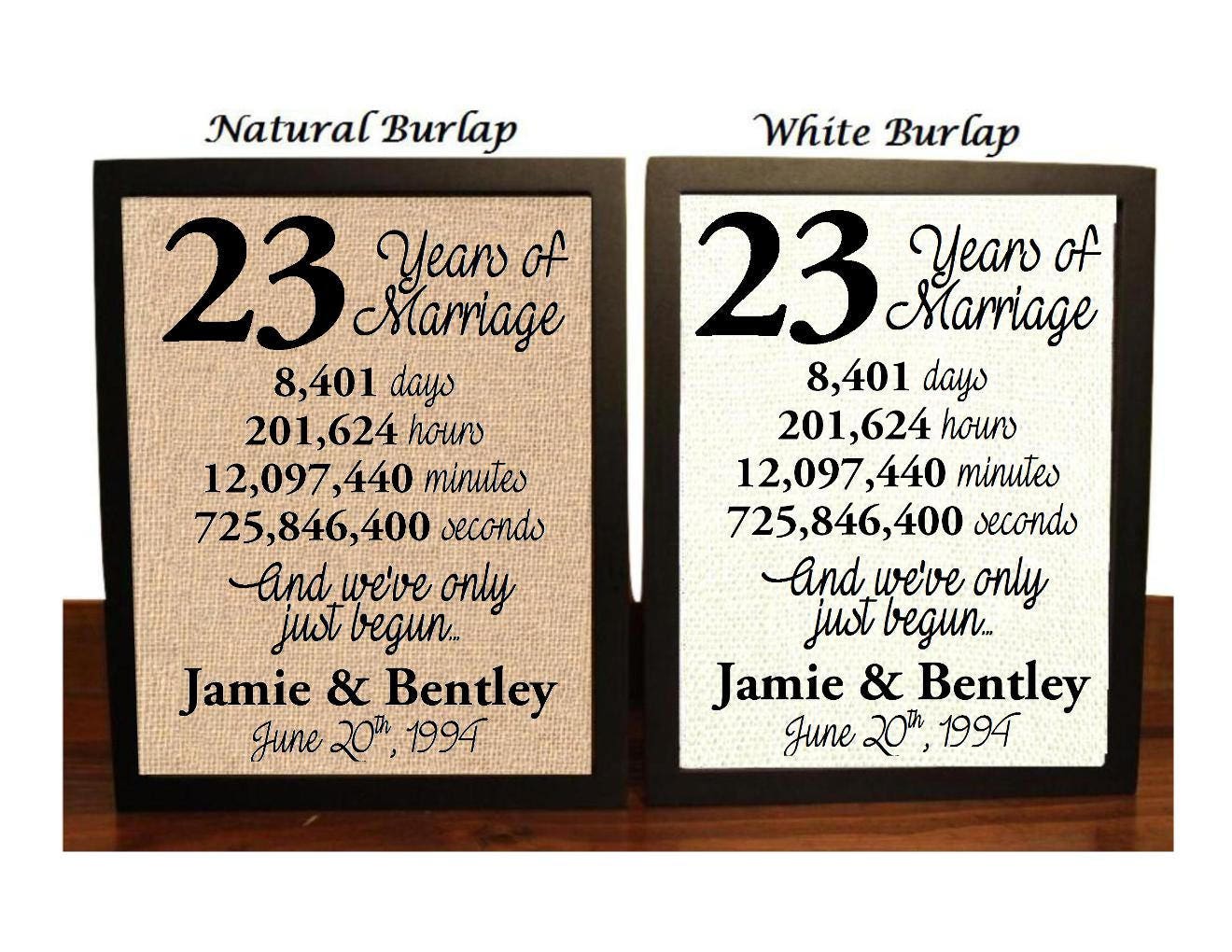 23rd Wedding Anniversary 23 Year Wedding Anniversary 23rd