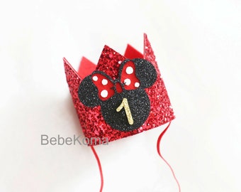 Minnie mouse crown | Etsy
