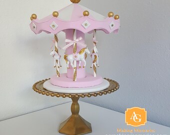 Carousel cake topper | Etsy