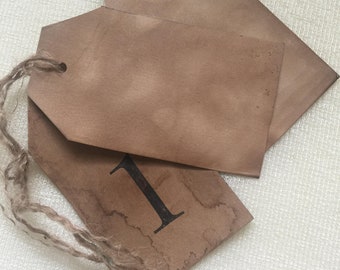 Primitive labels | Etsy