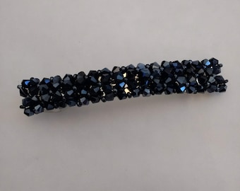 Beaded hair barrette | Etsy