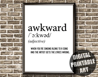 Awkward moment | Etsy