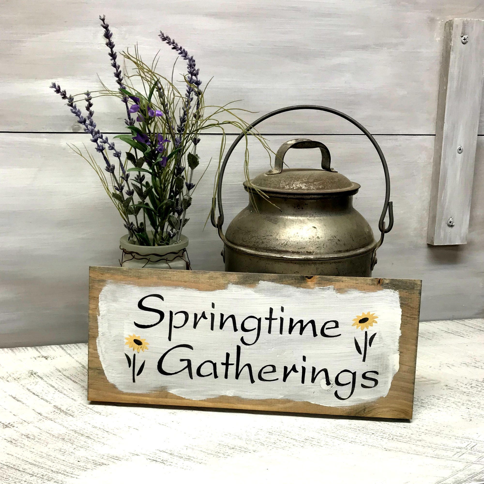 Wooden Spring Sign Wall decor for SPRING Springtime