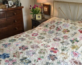 Patchwork quilt | Etsy