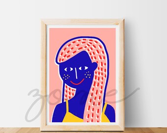 Funky wall art | Etsy