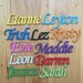 Personalised wooden names Script font Laser cut only 99p