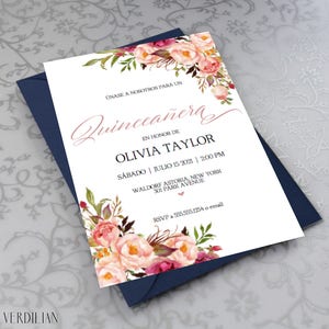 Sweet 15 invitation | Etsy