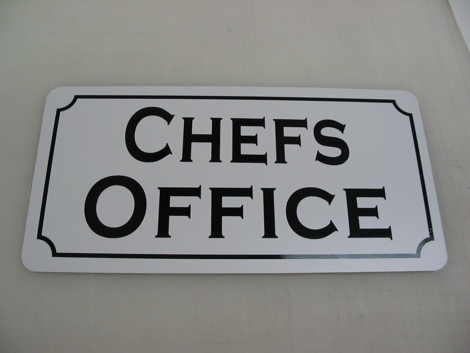 CHEFS OFFICE Metal sign for Farm Ranch or Kitchen Decor