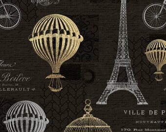 Paris fabric | Etsy
