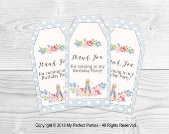 Peter rabbit tags | Etsy