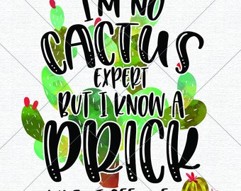 Cactus sayings | Etsy
