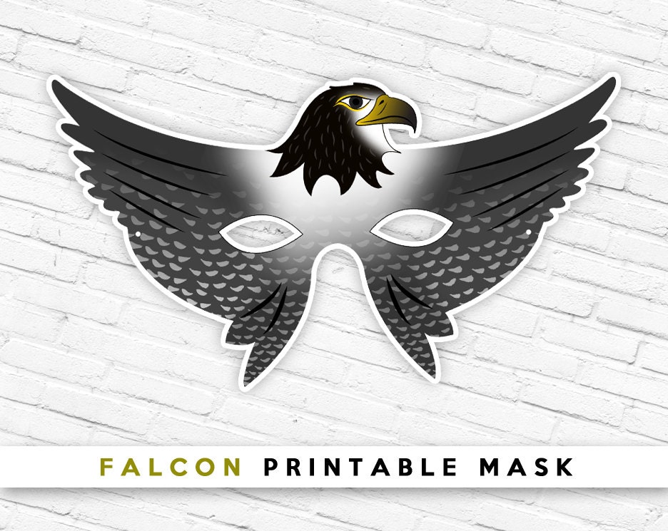 Falcon Mask Bird of Prey Mask Hawk Mask