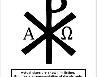 Alpha omega cross | Etsy