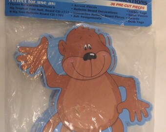 Monkey cut out | Etsy