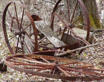 Old wagon wheels | Etsy