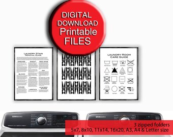 Laundry room print | Etsy