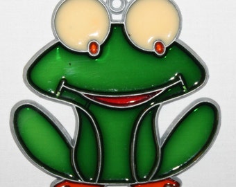 Stained glass frog | Etsy