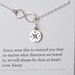 Sterling silver infinity Compass lariat Y necklaceFollow your