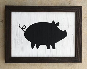 Pig frame | Etsy