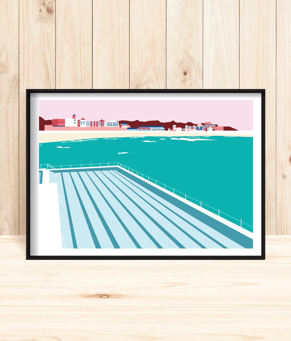 Bondi Wall Art Bondi Beach Prints Beach Wall Art Beach