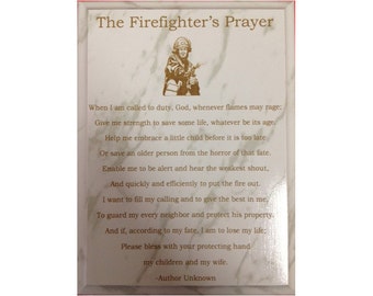 Firefighters prayer | Etsy