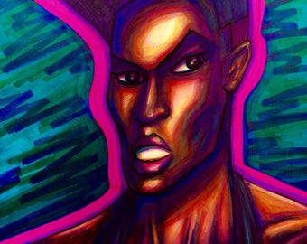Grace jones | Etsy