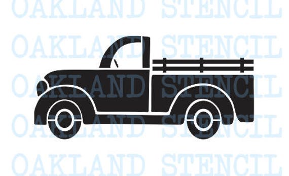 Vintage Truck STENCIL 11 sizes 6 16 for Painting