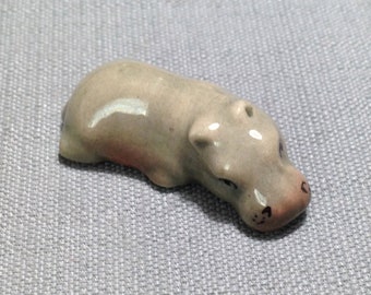 Ceramic hippo | Etsy