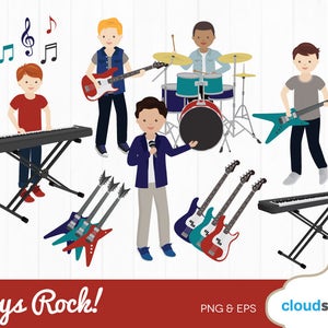 Guitar clipart | Etsy