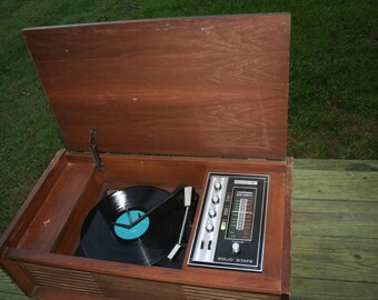 Record player cabinet | Etsy