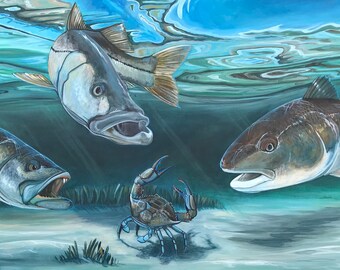 Inshore slam | Etsy