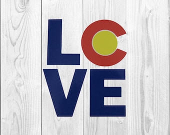 Love vinyl decal | Etsy