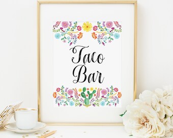 Taco sign | Etsy