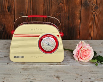 Large tin box | Etsy