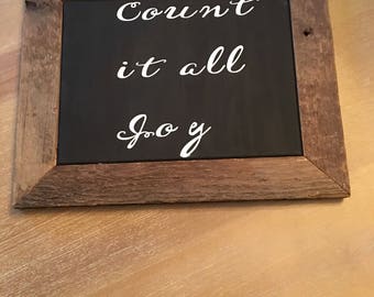Count it all joy | Etsy