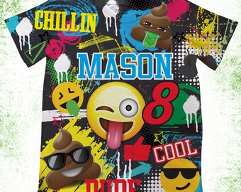 Emoji tshirt | Etsy