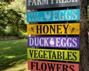 Farm stand sign | Etsy