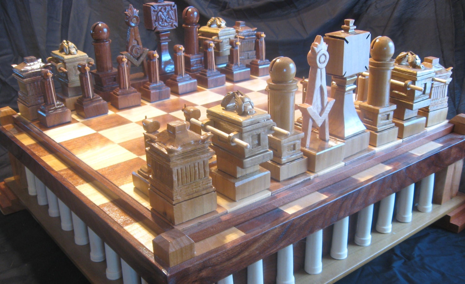 The Masonic Chess Set by Jim Arnold