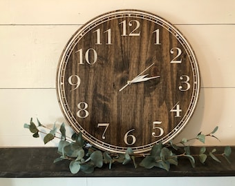 Farmhouse clock | Etsy